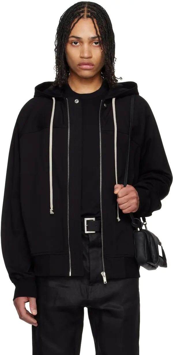 Rick Owens Wind Breaker Zip Hoodie